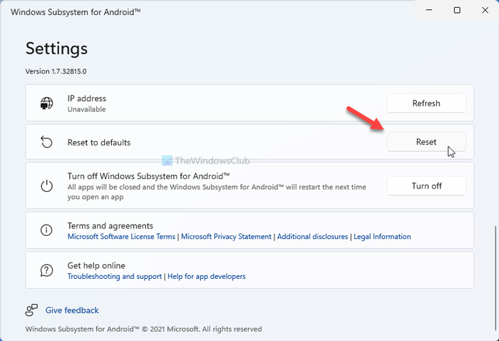 So setzen Sie das Windows -Subsystem für Android (WSA) unter Windows 11 zurück