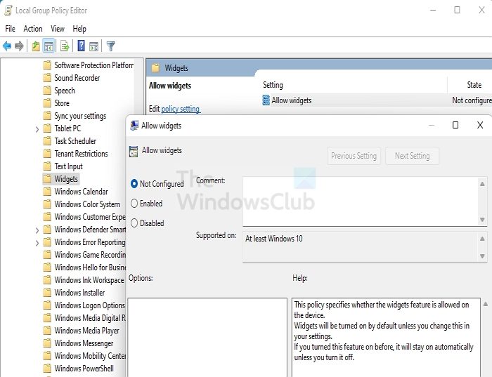 So entfernen Sie das Wetter -Widget in Windows 11