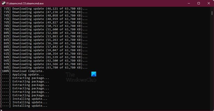 So verwenden Sie SteamCMD auf Windows PC - Tiempo de Frikis