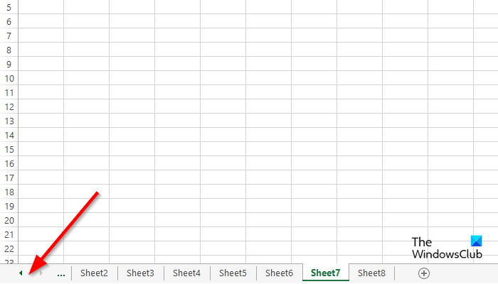 So wechseln Sie zwischen Arbeitsblättern in Excel