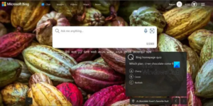 Wie spiele ich das Bing-Homepage-Quiz und gewinne? - Tiempo de Frikis
