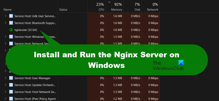 So installieren und führen Sie den Nginx-Server unter Windows aus