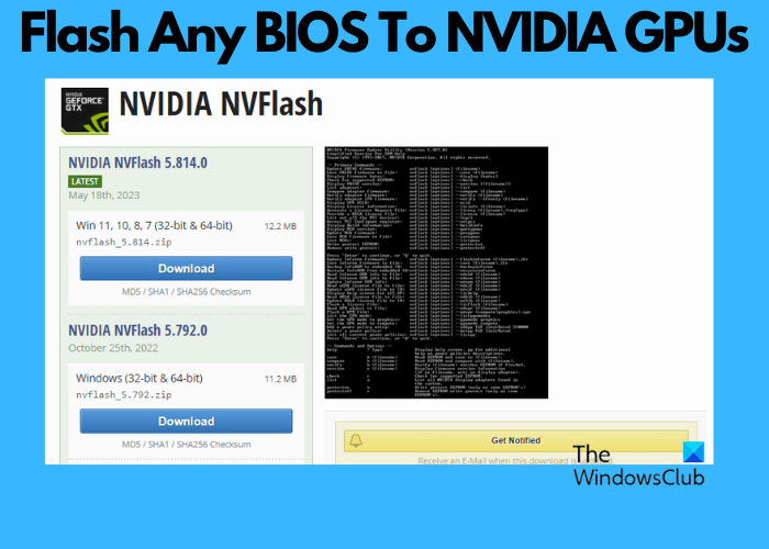 Flashen Sie jedes BIOS mit NVFlash auf NVIDIA-GPUs - Tiempo de Frikis