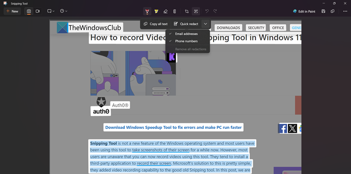 So extrahieren Sie Text aus Bildern mit Snipping -Tool in Windows 11 ...
