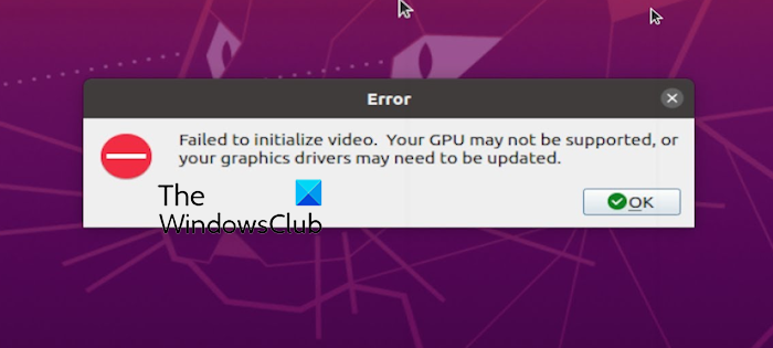 Fix OBS Studio konnte den Videofehler nicht initialisieren - Tiempo de Frikis