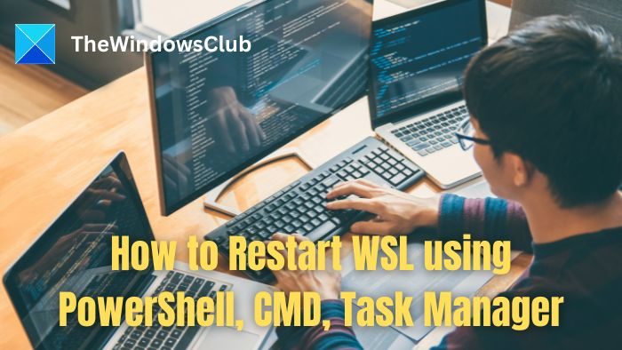 So starten Sie WSL mit PowerShell, CMD und Task-Manager neu