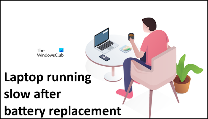 Windows-Laptop läuft nach Batteriewechsel langsam