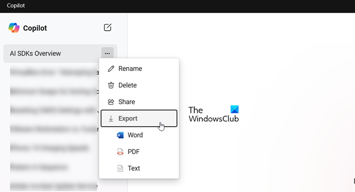 So speichern Sie den Chatverlauf in Copilot - Tiempo de Frikis