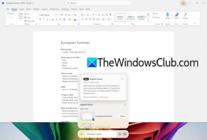 Kuinka käyttää Copilot -visiota Windows 11: ssä - Tiempo de Frikis