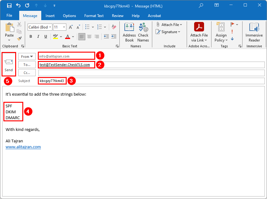 Comment vérifier que SPF / DKIM / DMARC sont correctement définis