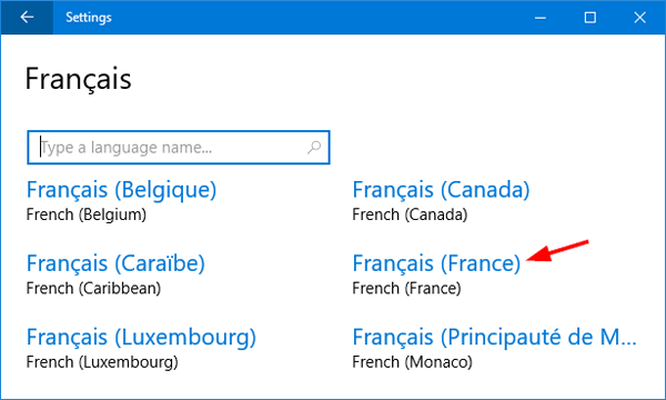 2 façons de modifier ou d'ajouter une langue dans Windows 10 - Tiempo ...