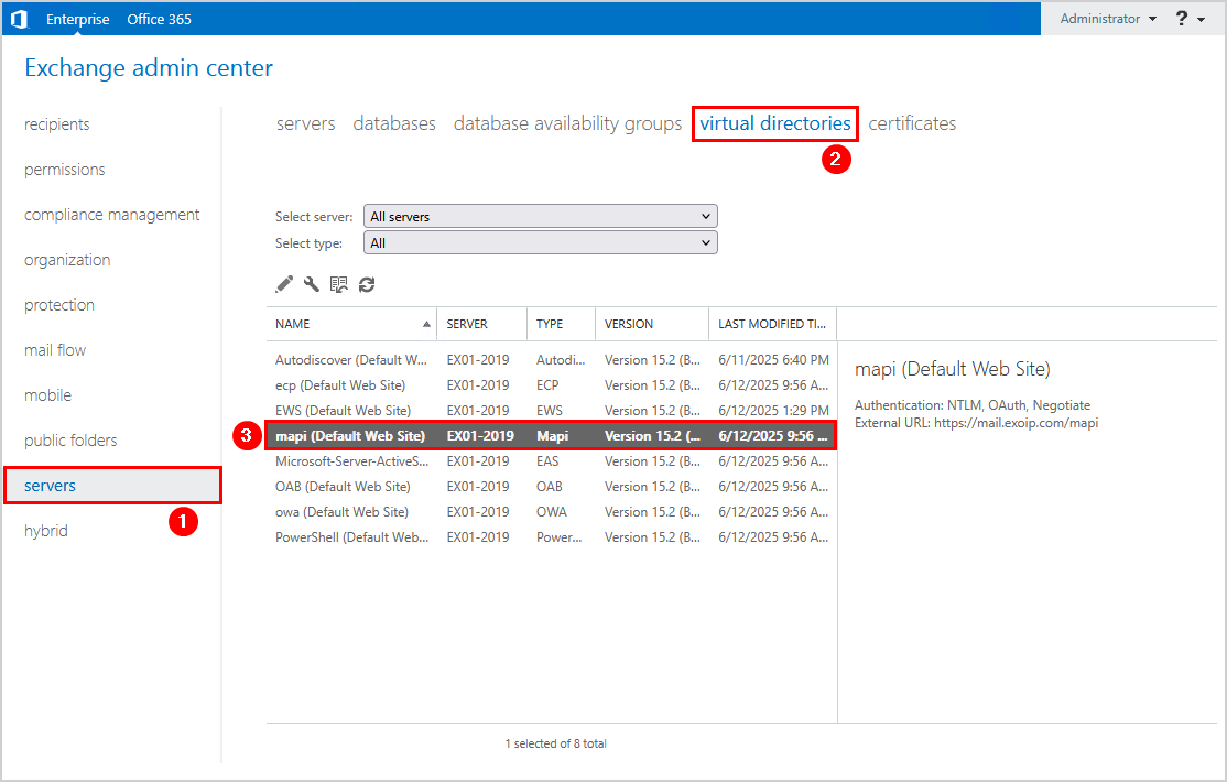 Outlook invite le mot de passe lors de la connexion à Exchange Server