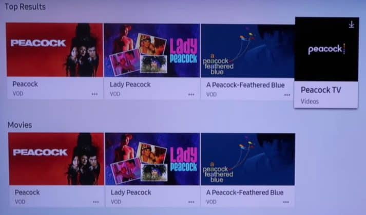 Peacock sur Samsung Smart TV sur Peacocktv.com TV/Samsung Activer le code