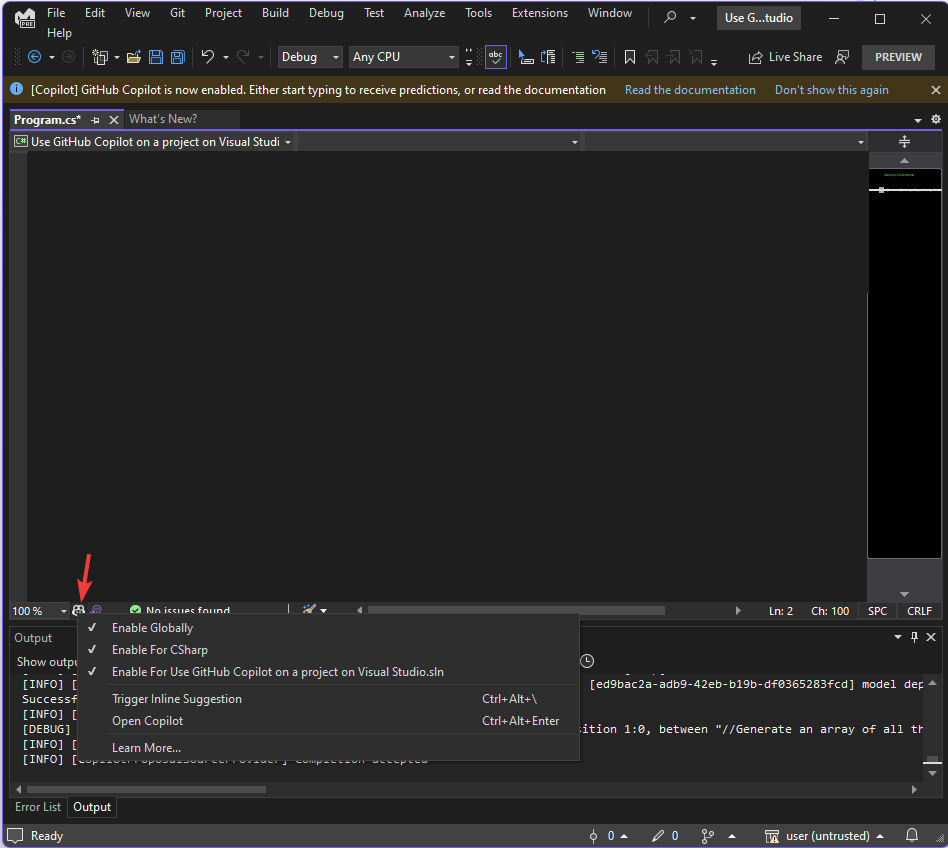 Comment utiliser GitHub Copilot dans Visual Studio - Tiempo de Frikis