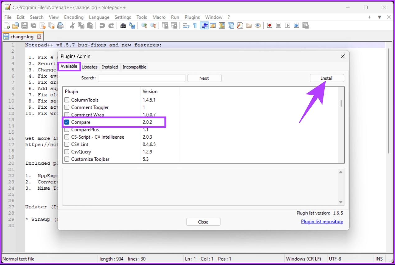 Comment comparer deux fichiers dans Notepad ++: un guide complet ...