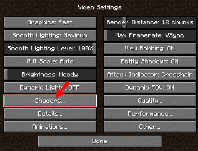 Comment installer des shaders dans Minecraft Forge
