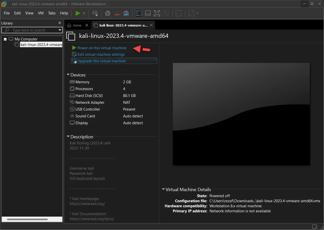 Comment installer Kali Linux sur VMware Workstation Pro 17 sous Windows ...