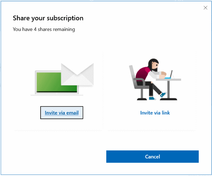 Comment partager l'abonnement à domicile Microsoft Office 365 avec d'autres