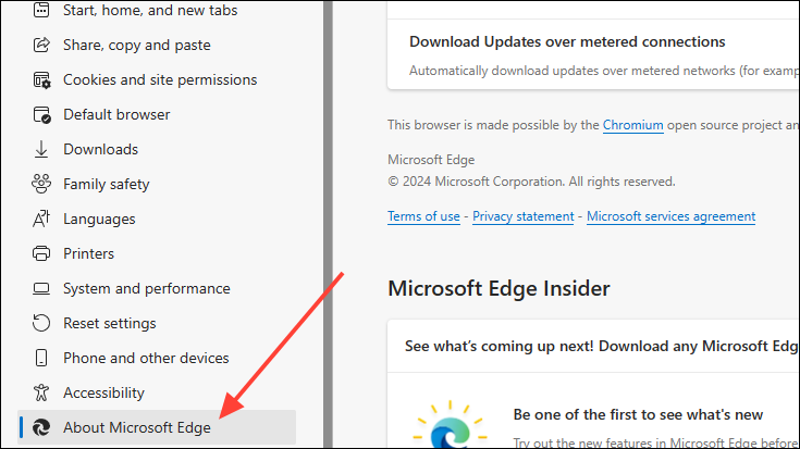 Comment mettre à jour le navigateur Microsoft Edge - Tiempo de Frikis