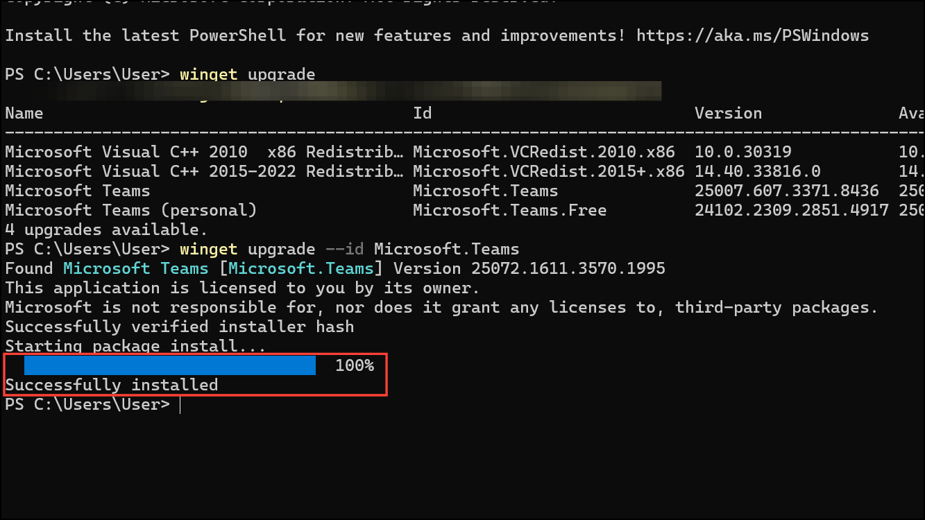 Mettre à jour les applications à l'aide de Winget sur Windows 11 ...