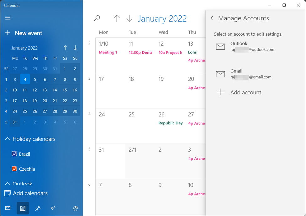 Comment utiliser l'application Calendrier de Windows 11