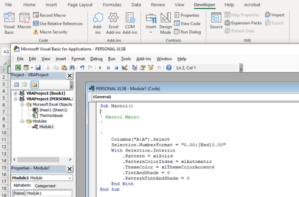 Comment créer une macro ou un script VBA dans Excel