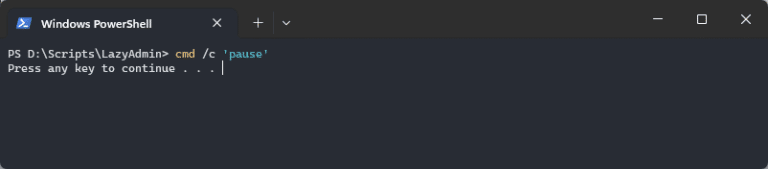 Comment faire une pause dans PowerShell - Tiempo de Frikis