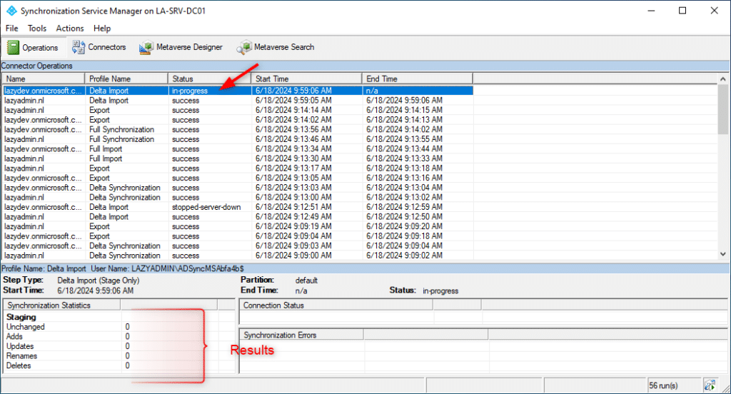 Comment utiliser start-adsyncsynccycle - Tiempo de Frikis