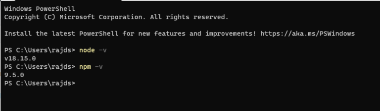 Installez Node.js et NPM sur Windows 10 ou 11 à l'aide de la ligne de commande - Tiempo de Frikis
