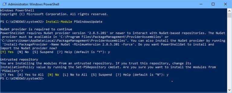 Comment exécuter Windows Update à partir de la ligne de commande (CMD et PowerShell) - Tiempo de ...