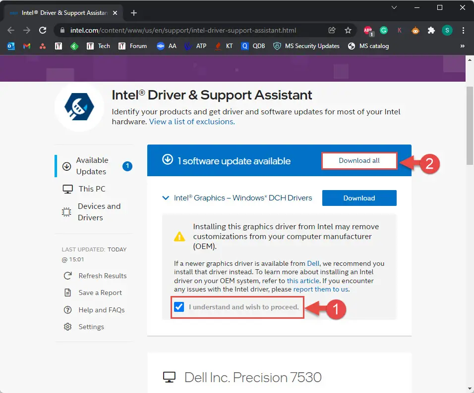 Comment installer les derniers pilotes Intel à l’aide de Intel Driver ...
