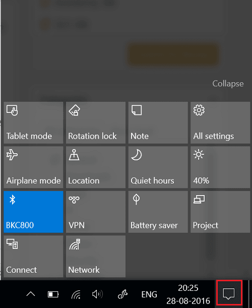 Comment ouvrir et utiliser le Centre d'action Windows 10