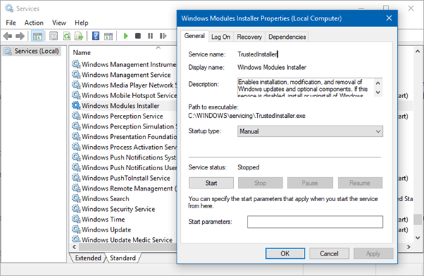Correction de l'erreur de mise à jour Windows 0x80070BC9 dans Windows 10