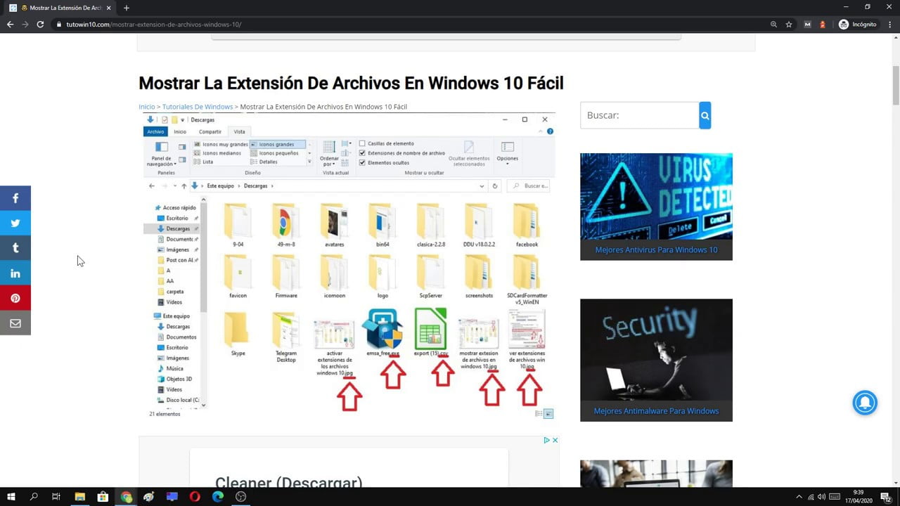 Comment afficher les extensions de fichiers dans Windows 10