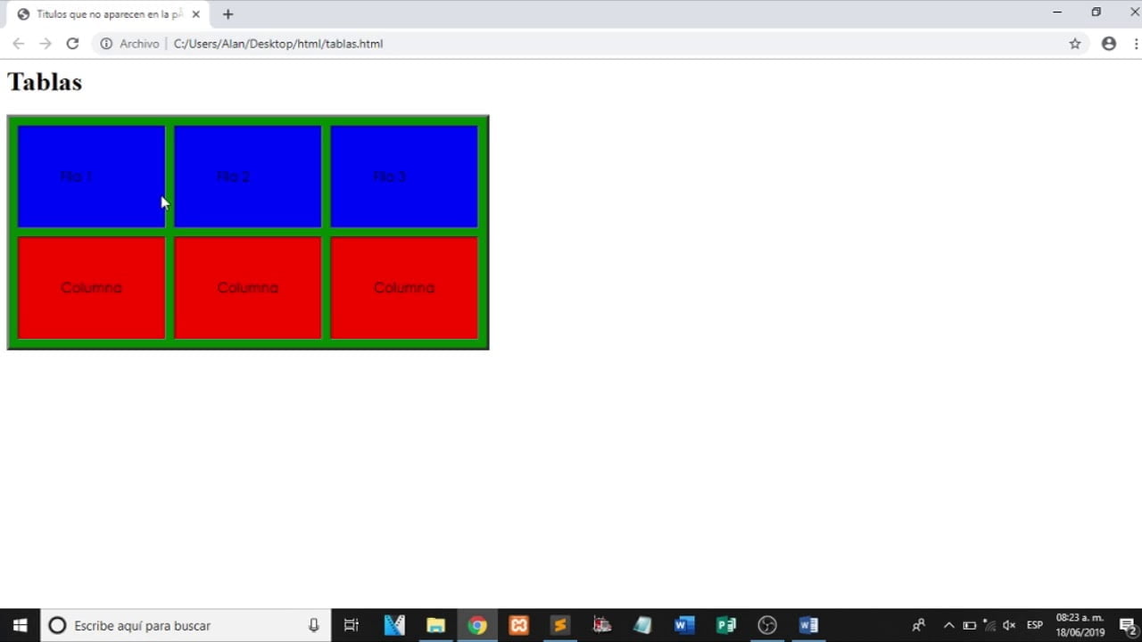Comment faire un tableau en HTML avec des bordures et des couleurs ...