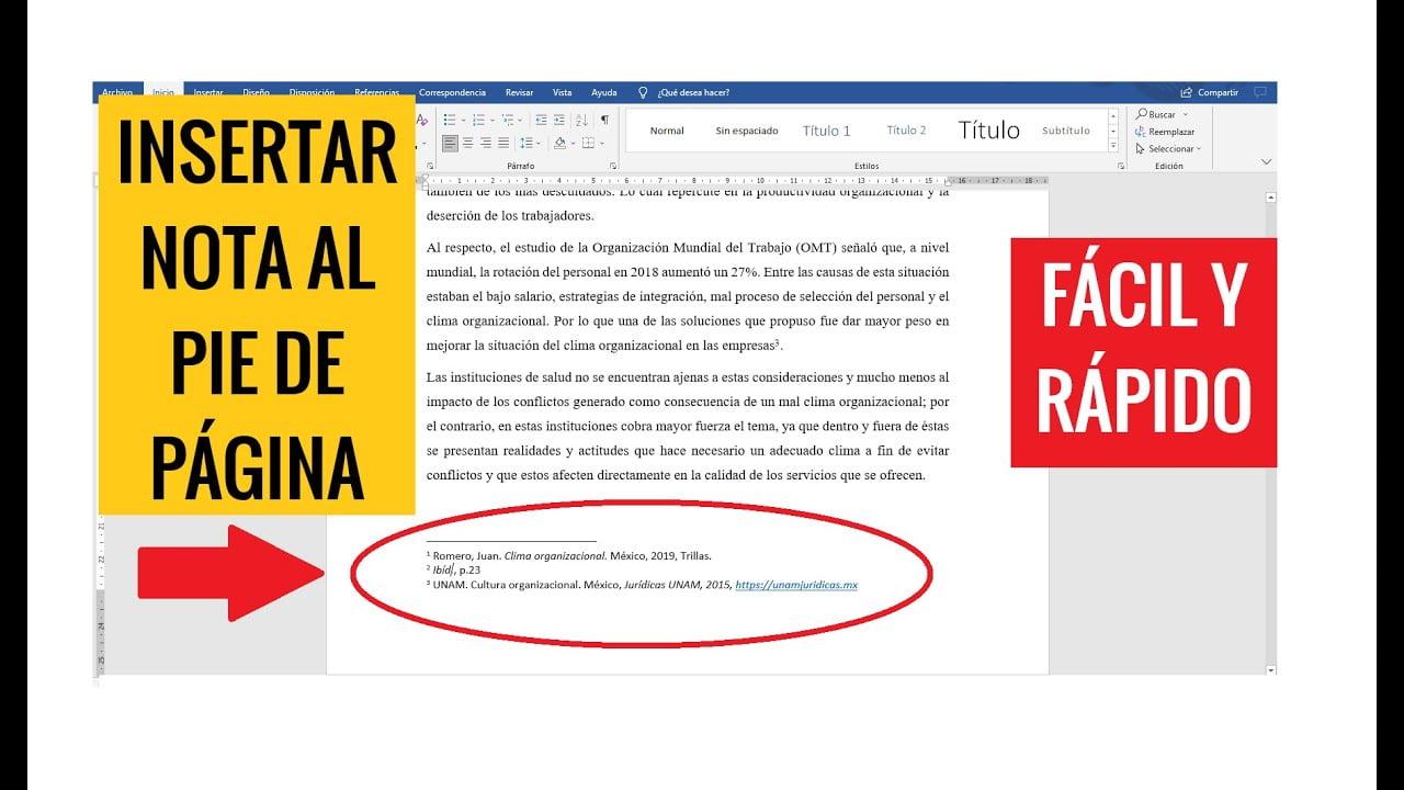 Qu’est-ce qu’une note de bas de page dans Microsoft Word