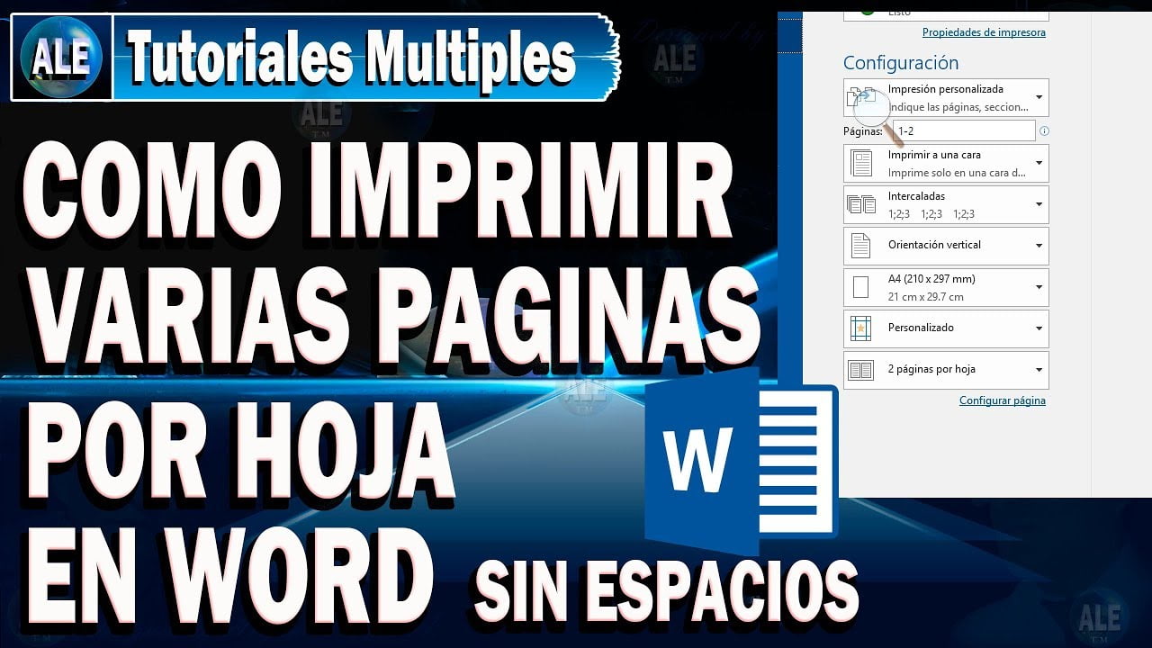 Comment imprimer quatre pages sur une seule feuille dans Word