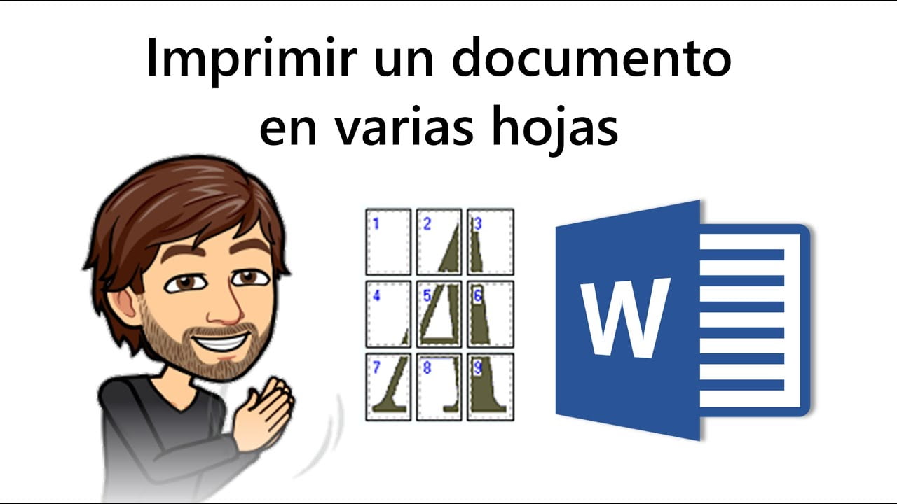 Comment imprimer un texte sur plusieurs feuilles? - Tiempo de Frikis