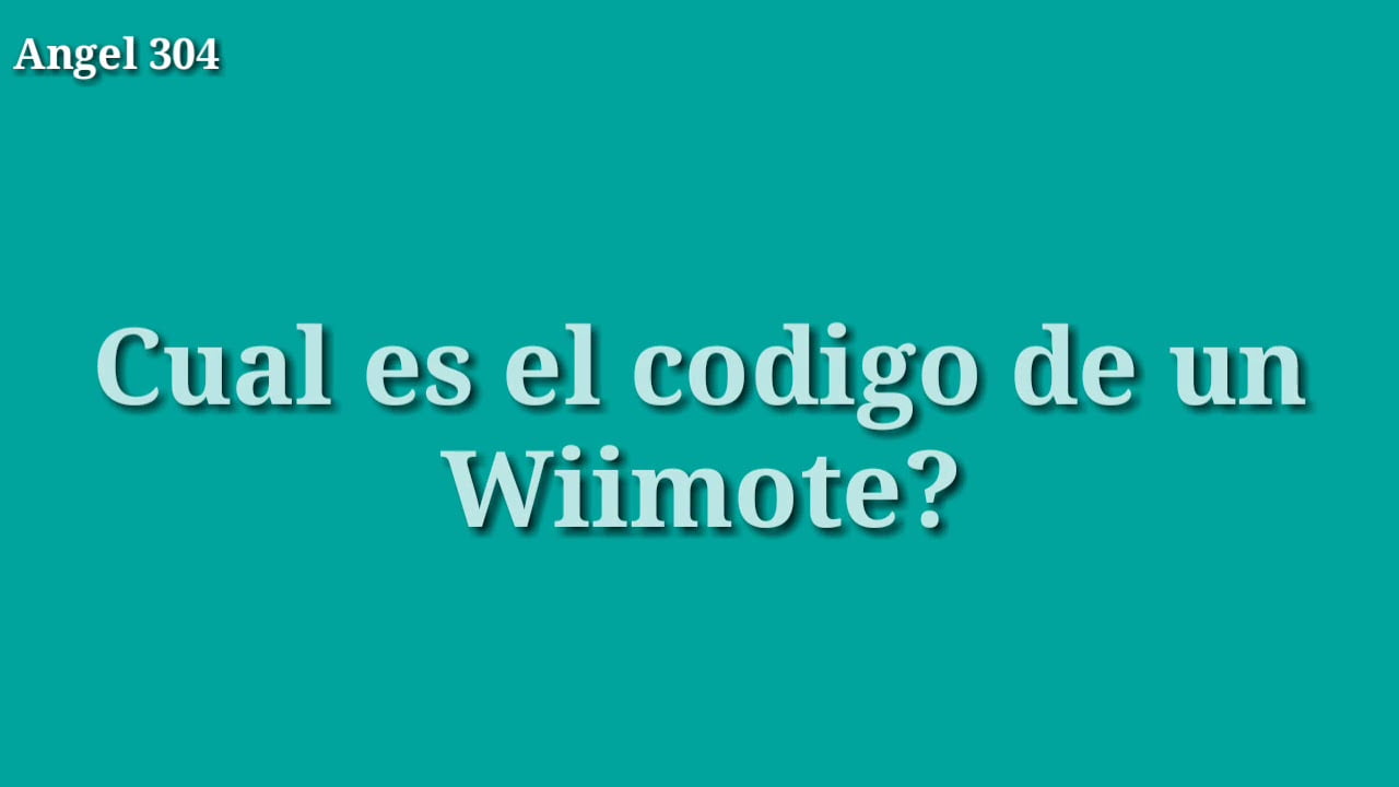 Quel est le code PIN d'une manette Wii ? - Tiempo de Frikis