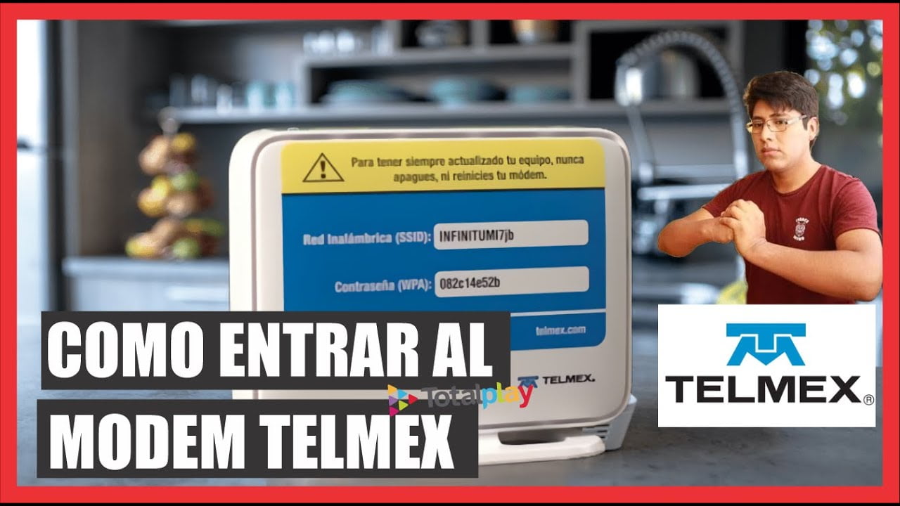 Comment entrer dans la configuration du modem Telmex
