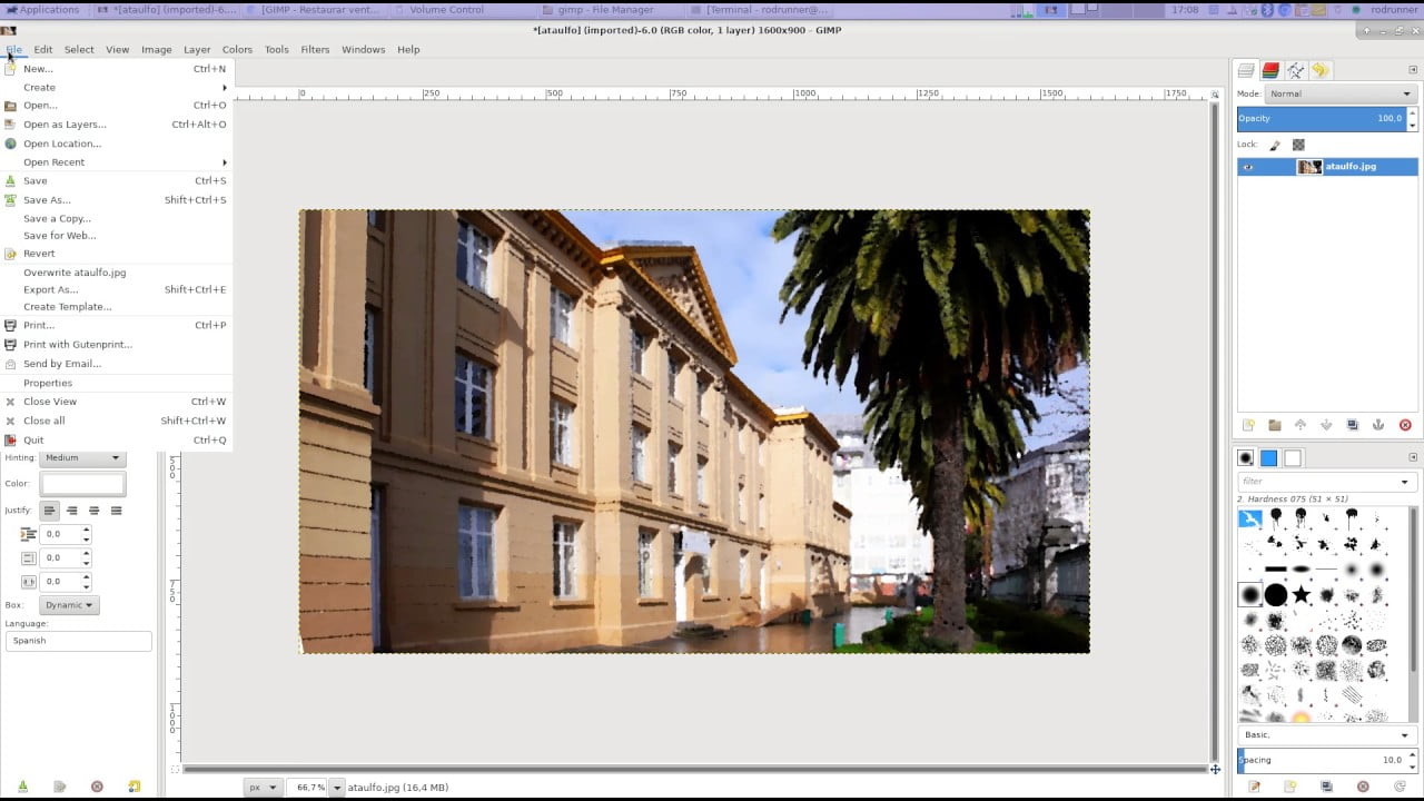Quel est le format de fichier GIMP?