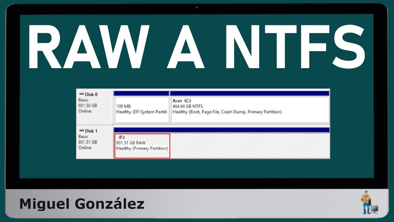 Comment changer le format RAW en NTFS sans formatage? - Tiempo de Frikis