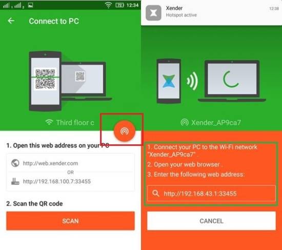 Xender Web: Comment connecter Xender à PC sur Windows 11/10 - Tiempo de Frikis