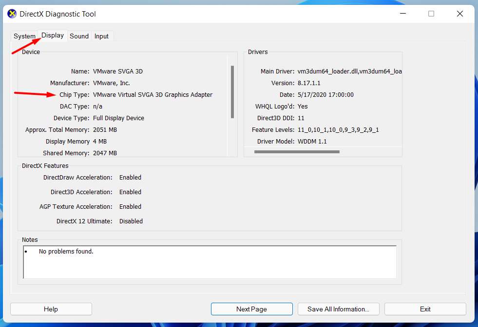 Comment vérifier la carte graphique de Windows 11