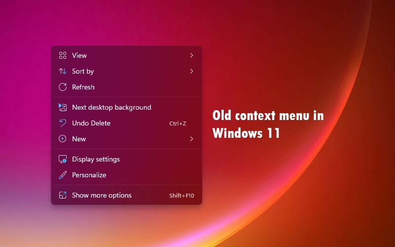 Comment modifier le menu contextuel-cliquez avec le bouton droit dans ...