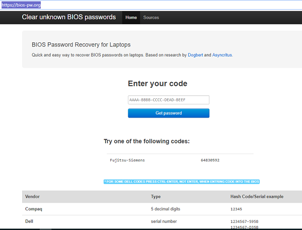 Récupérer ou réinitialiser un mot de passe BIOS ou UEFI pour les ...