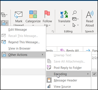 Comment modifier le codage des caractères dans Outlook - Tiempo de Frikis