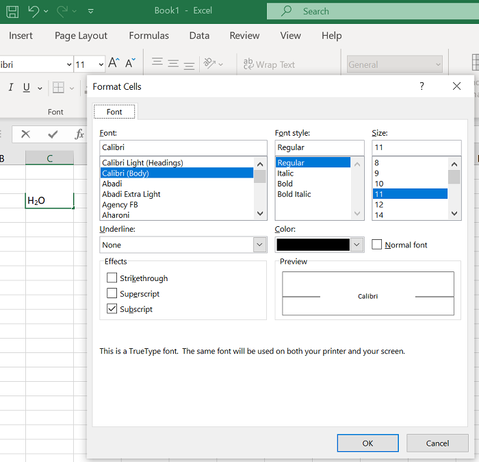 Comment formater du texte en exposant ou en indice dans Word, Excel ...
