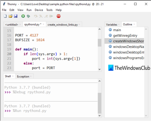 Comment ouvrir et afficher les fichiers Python PY sous Windows 11/10 ...