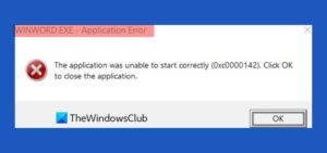 Correction de l’erreur d’application WINWORD.EXE dans Word sous Windows ...